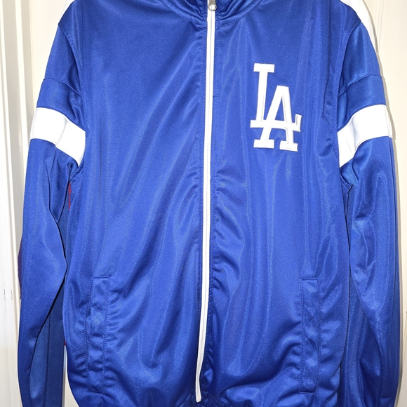 Carl Banks | Jackets & Coats | Mens Blue Performance Jacket With White ...